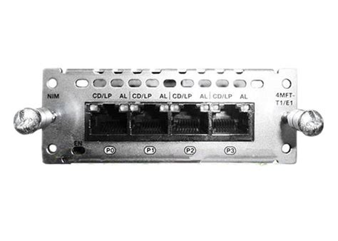 Cisco Ethernet Module Multiflex Trunk Voice Clear Channel Data T1 E1 NIM 4MFT T1 E1