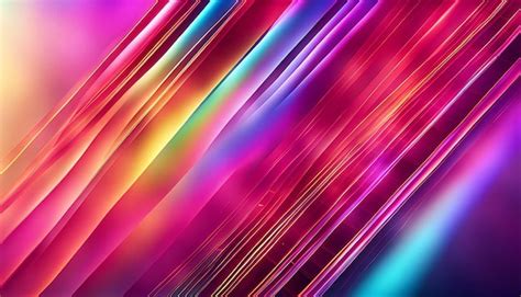 Abstract Blurred Colorful Gradient Mesh Background Premium Ai