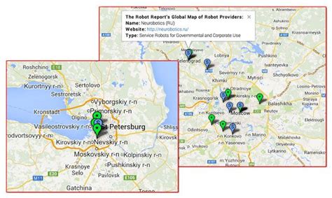 25 Russian Companies Added To The Robot Reports Global Map Of Robot Providers Robohub