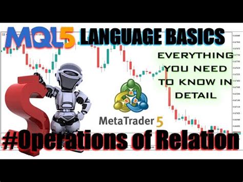 Free Forex Mt Mql Coding Tutorials To Create Ea Bot Operators Operations Of Relations Part
