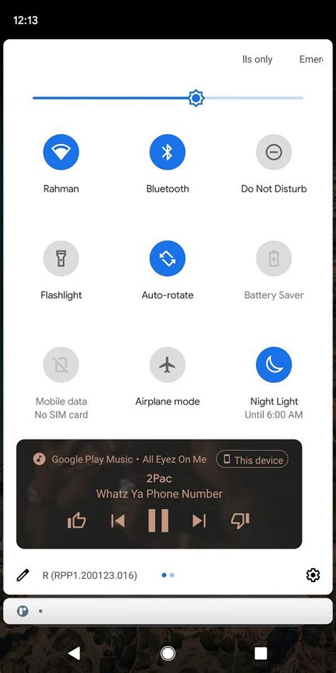 Android 11 Might Move Music Player To Quick Settings Android Authority