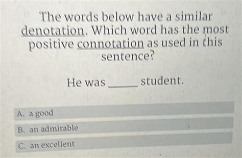 Positive Connotation