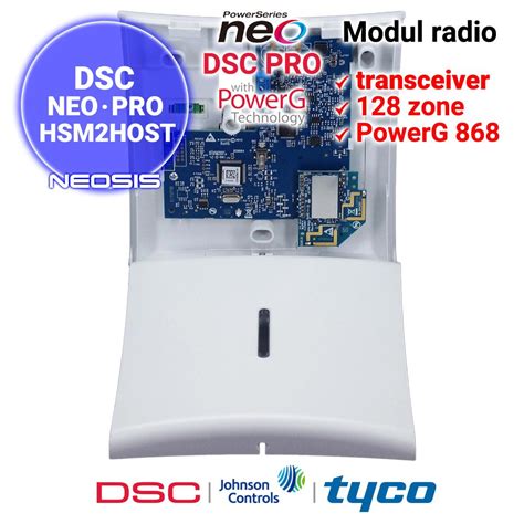 DSC HSM HOST Modul Extensie Radio PowerG Neosis Ro
