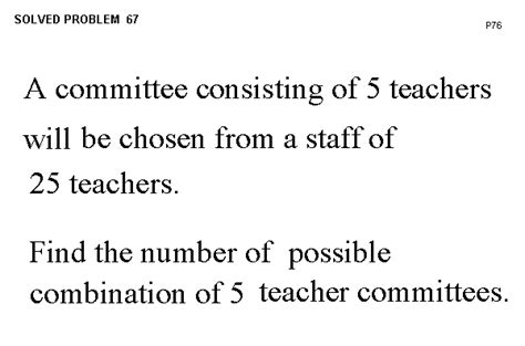Combination Calculator