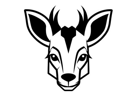 Beautiful Okapi Picture Coloring Page