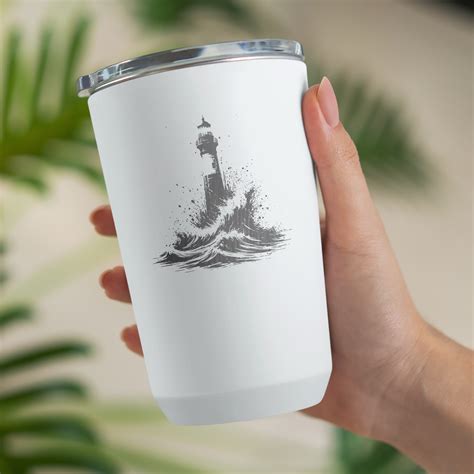 Waves Crashing Lighthouse Svg File Compatible With Cricut