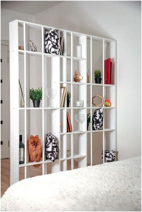 Стеллаж перегородка для зонирования комнаты Перегородка Стеллаж Интерьер