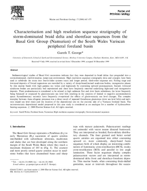 Pdf Sequence Stratigraphy Of Storm Dominated Deltas