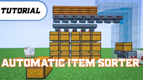 🔥 Minecraft Automatic Item Sorter Tutorial Easiest Sorting System 1 19 1 20 How To