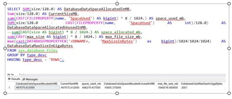 SQL Server Space Monitoring Blogs Perficient