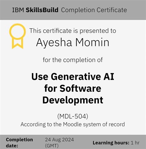 ayesha momin on linkedin ibm generativeai softwaredevelopment
