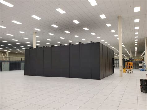 Secure Data Server Cage Installation Critical Site Construction