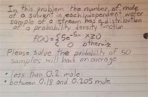 Solved In This Problem The Number Of Mole Of A Solvent In Chegg Com