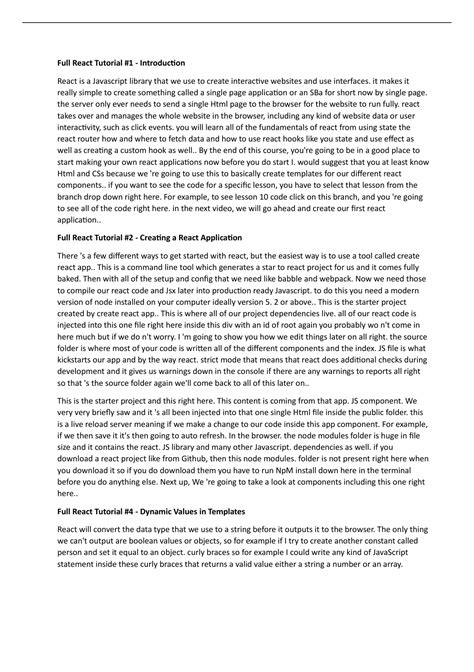 React Js Complete Notes Bscs Stuvia Us