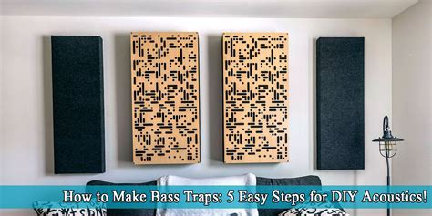 How To Make Bass Traps 5 Easy Steps For Diy Acoustics