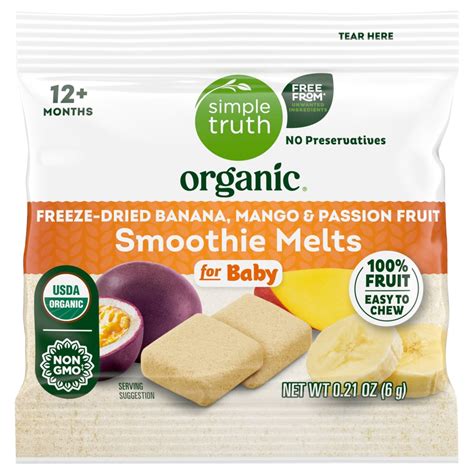 Simple Truth Organic® Banana Mango And Passion Fruit Freeze Dried