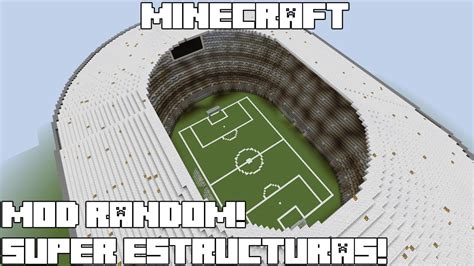 Minecraft Mod Random Super Estructuras Instant Massive Structures Mod Review Español Youtube
