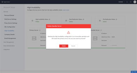 Understand High Availability Manageengine Appcreator Help