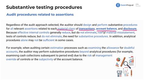 Designing Audit Procedures Video Examprepai Cpa Review