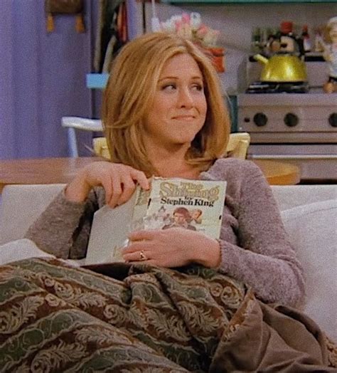 Rachel Green Reading Friends Tv Quotes Rachel Green Girl Reading Book