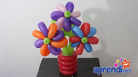 Escultura De Balões Vaso Para Flores