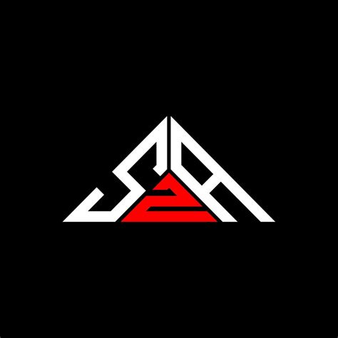 Sza Letter Logo Creative Design With Vector Graphic Sza Simple And Modern Logo In Triangle
