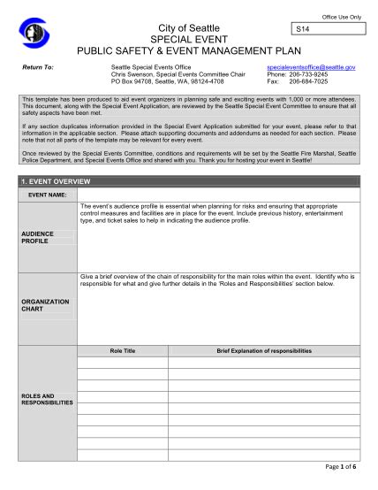 93 Safety Plan Template Page 5 Free To Edit Download And Print Cocodoc