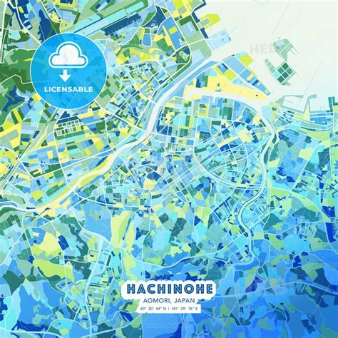 hachinohe map print template map vector map sheffield map
