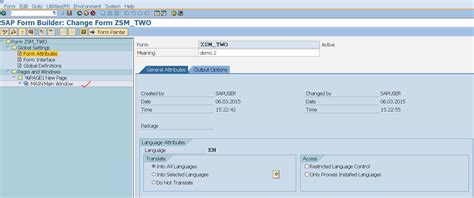 Text Module In Window Sapcodes