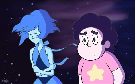 Lapis And Steven At The Edge Of The World By Sylverstone On DeviantArt