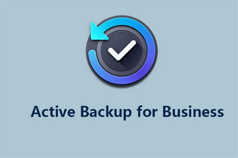 how to perform synology active backup for business