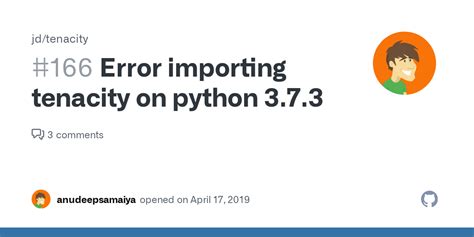 Error Importing Tenacity On Python 373 · Issue 166 · Jdtenacity