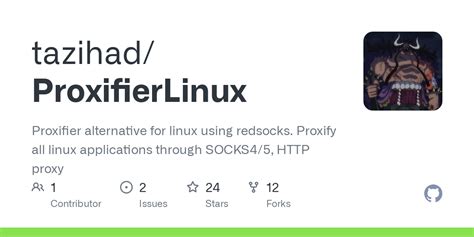 Github Tazihadproxifierlinux Proxifier Alternative For Linux Using