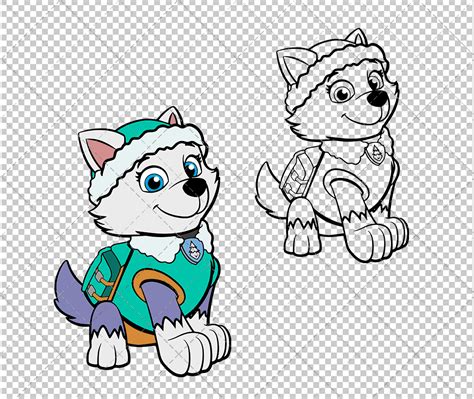 Paw Patrol Birthday Coloring Pages Everest 2025