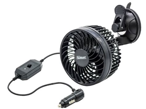Вентилятор 12V на присосці 4,5 дюйми Elegant два режими 101 550 – фото ...