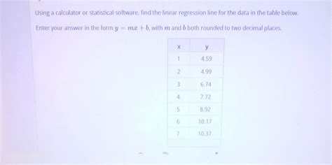 Solved Using A Calculator Or Statistical Software Find The