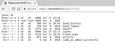 Seashells Pipe Your Linux Command S Output To Web In Real Time