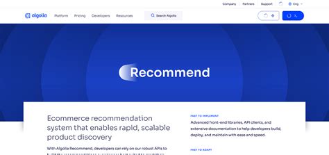 Algolia Recommend Automate Product Recommendations Increase Engagement Make Data Driven Decisions
