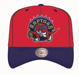 Toronto Raptors Wool 2 Tone Purple Red Hat Retro Logo Nba Basketball M Bleacher Bum Collectibles