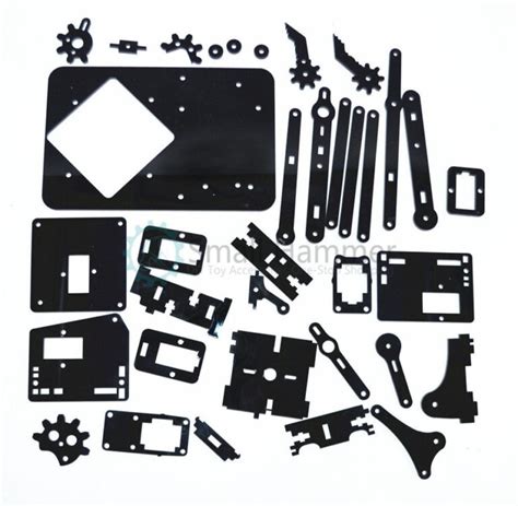 DIY Acrylic Robot Arm Claw Arduino Kit DOF Toys Mechanical Grab Manipulator Mearm DIY