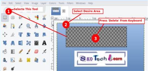 How To Make Image Selected Area Transparent In Gimp SKOTechLearn Tips