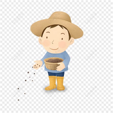 농부 Png 일러스트 무료 다운로드 Lovepik