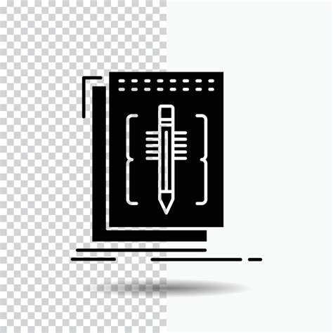 Code Edit Editor Language Program Glyph Icon On Transparent
