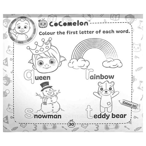 Cocomelon Abc Fun Educational Colouring Pad — Booghe