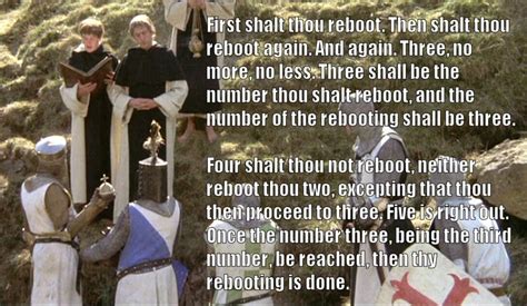 50th Anniversary Of Monty Python And The Holy Grail Water Cooler Spiceworks Community