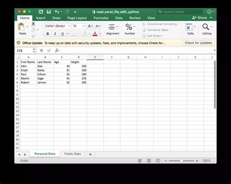 comment lire un fichier excel extension xlsx avec pandas en python