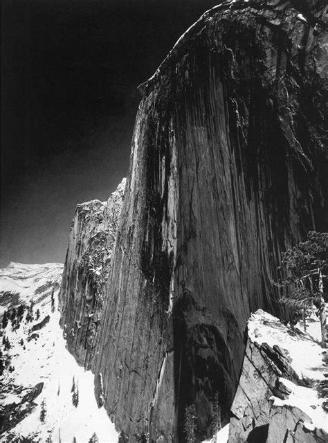 Ansel Adams Monolith The Face Of Half Dome Yosemite National Park