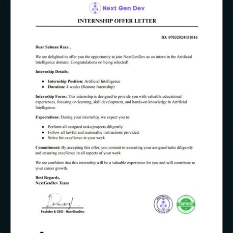 Salman Raza On Linkedin Giaic Piac Internship