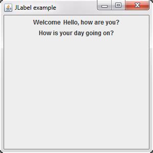 JLabel In Java Decodejava Com