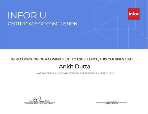 Ankit Dutta On Linkedin Infor Infosys